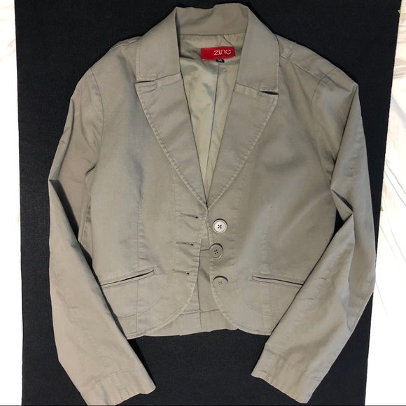 zinc | Jackets & Coats | Zinc Blazer Olive Green | Poshmark